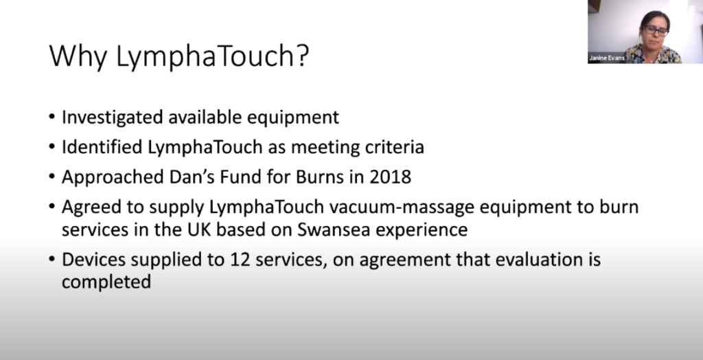 LymphaTouch in Burns Management - Overview